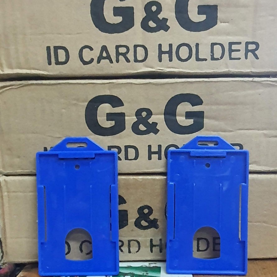 Jual Frame Casing id card name tag Tempat Kartu Id Card GG Biru ...