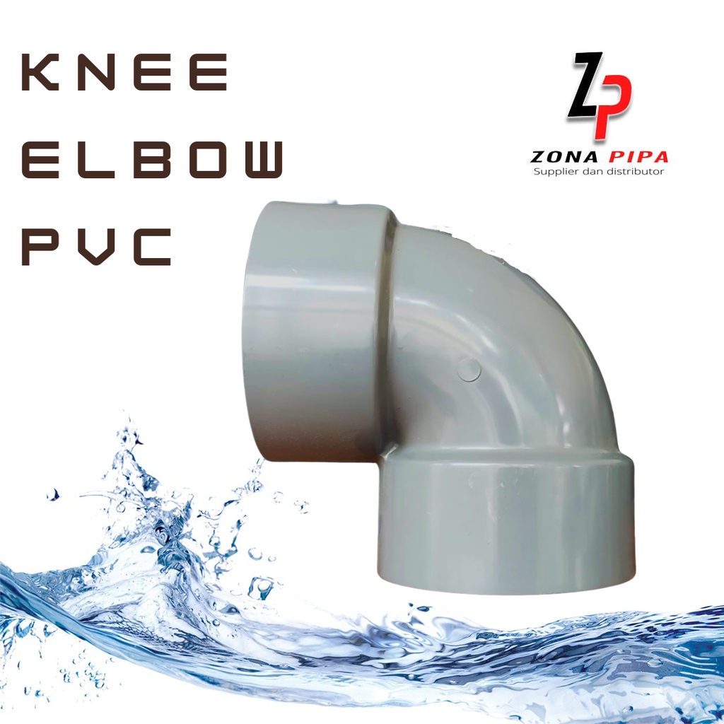 Jual Knee PVC 4" inch 90 Derajat Rucika Elbow D I Fitting pipa I Sambungan pipa I Bend pipa I ...