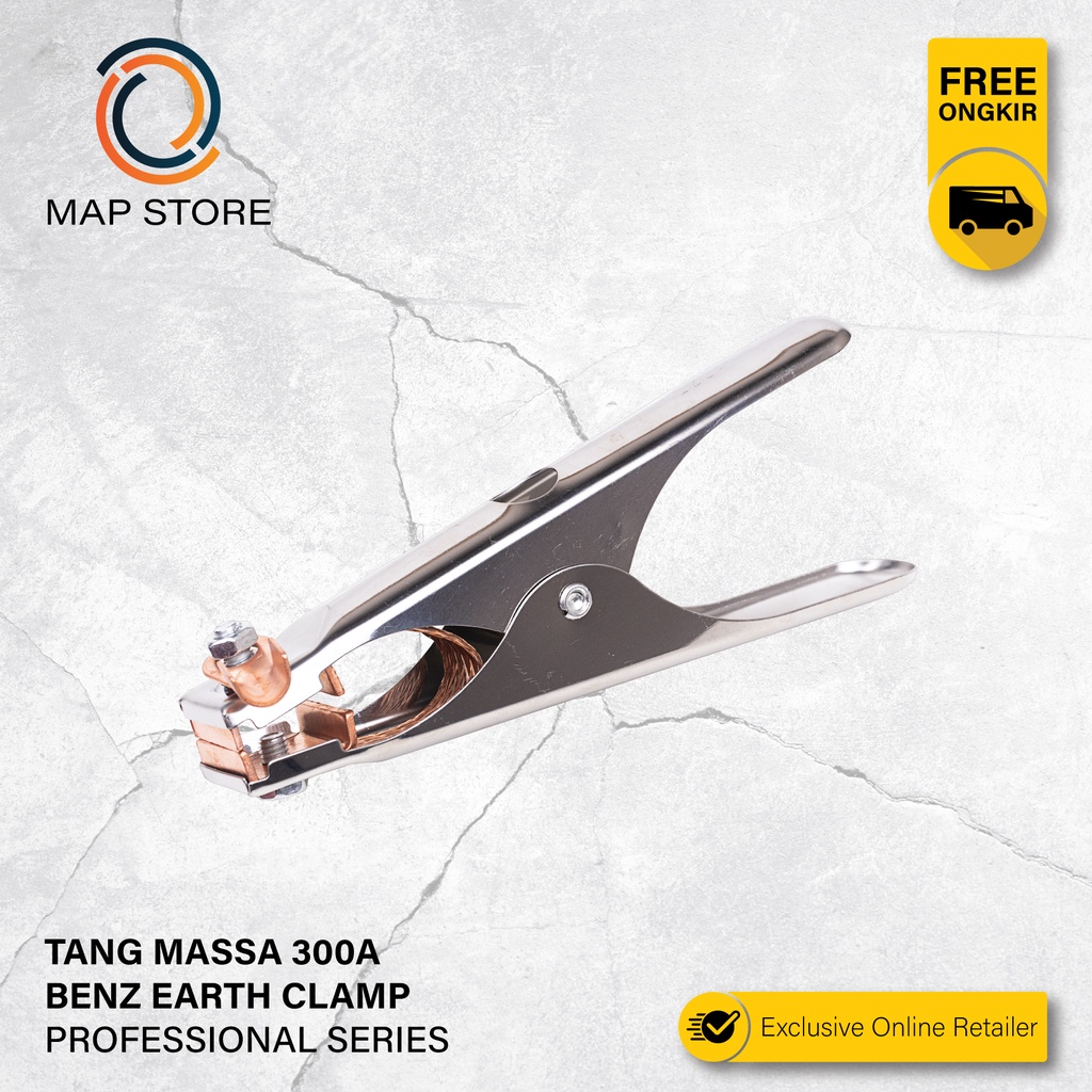 Jual Tang Masa 300A / Tang Massa Las 300A Benz / Earth Clamp 300A ...