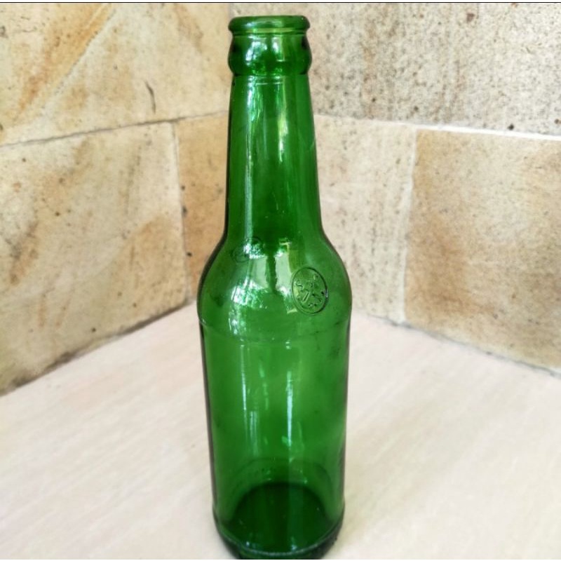 Jual BOTOL KACA HIJAU EX BER 330mil SUDAH DENGAN TUTUP | Shopee Indonesia