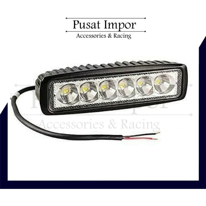 Jual LAMPU LED CREE 18WATT - LAMPU TEMBAK SOROT CREE 6 TITIK 18W ...