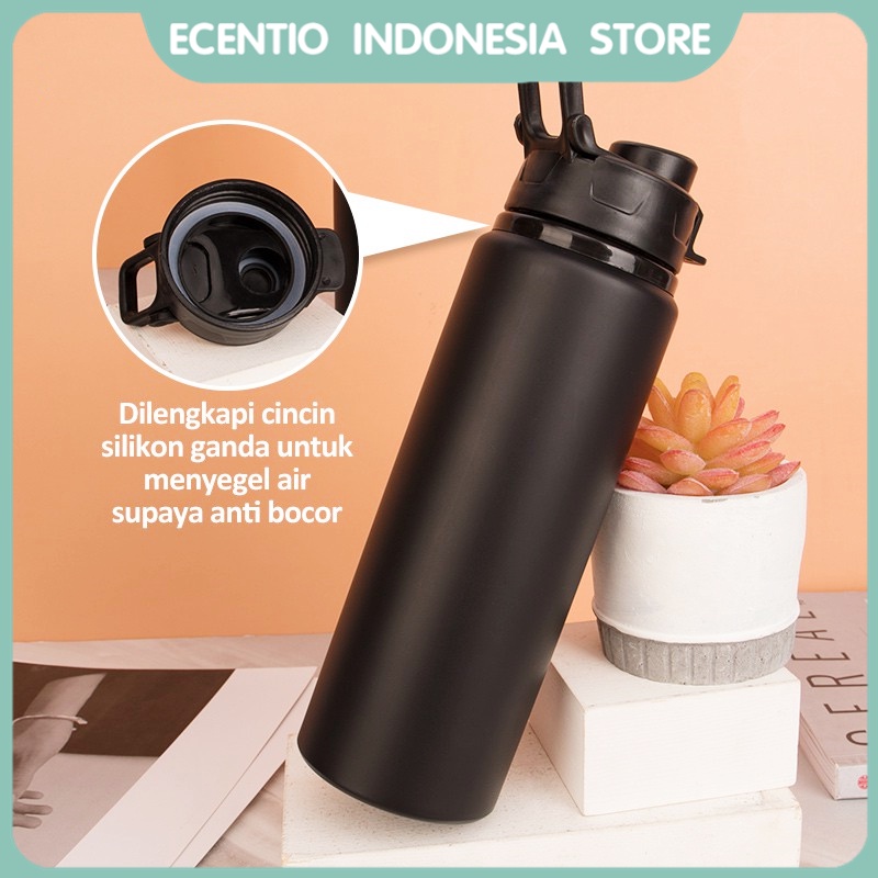 Jual ecentio botol air tumbler olahraga bicycle botol minum Aluminium ...