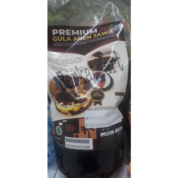 Jual Gula Aren Jawa Cair Liquid Palm Sugar Premium 1 Kg Halal MUI ...