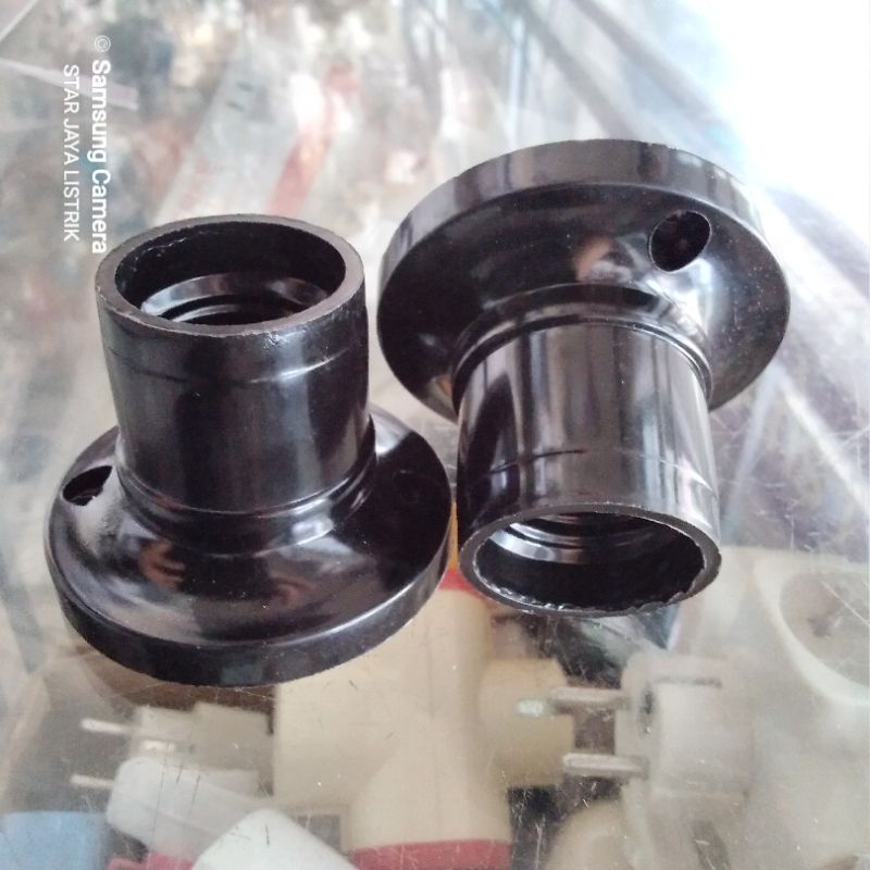 Jual Fitting Plafon/Fitting Tempel Broco Bulat Hitam 210L | Shopee ...
