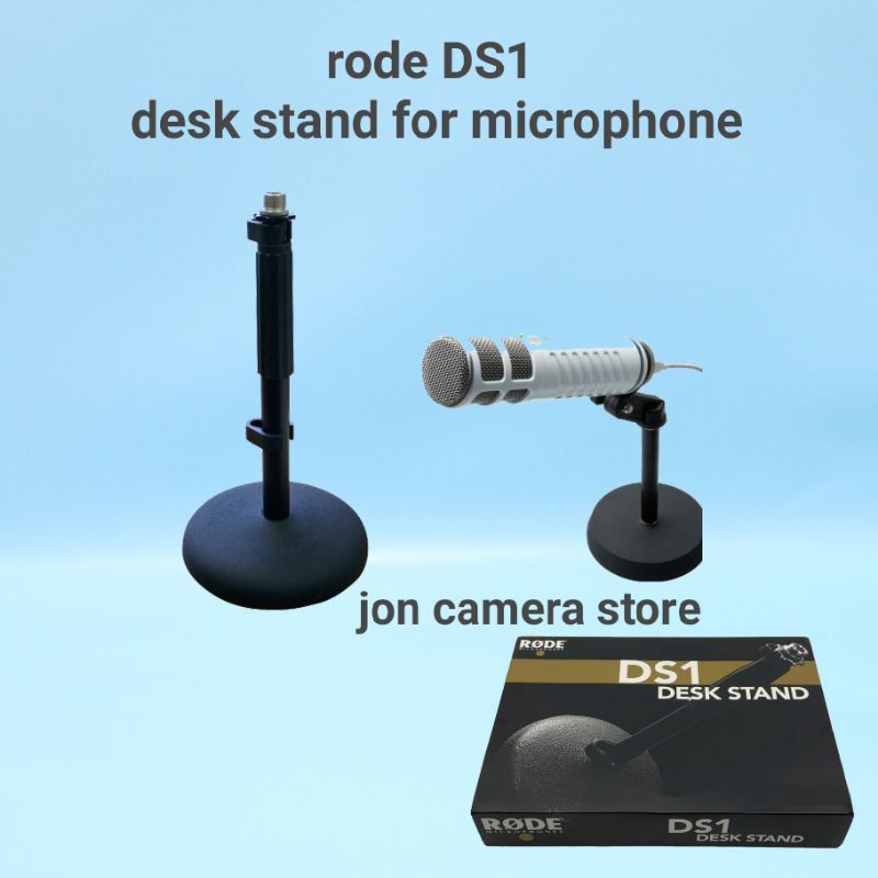 Jual rode ds1 desk stand for mic/microphone original | Shopee Indonesia