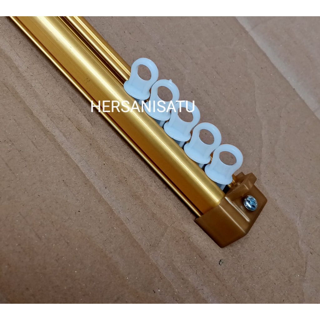 Jual Promo Batang Kotak Alkan Gorden Rell Vitrace Oval Gordyn Rollet ...