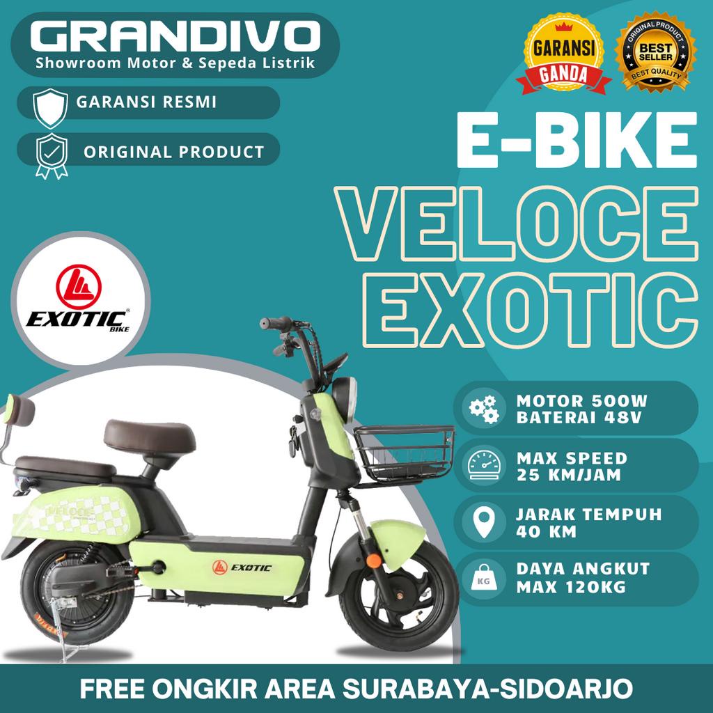 Jual Sepeda Listrik Exotic Veloce Exotic E-Bike BARU Garansi Resmi ...