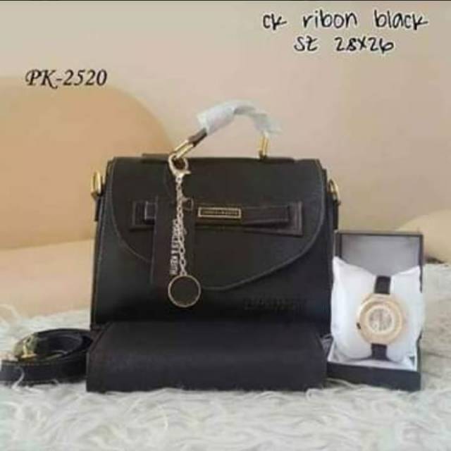 Jual Tas Set 3 In 1 Ck Ribon | Shopee Indonesia