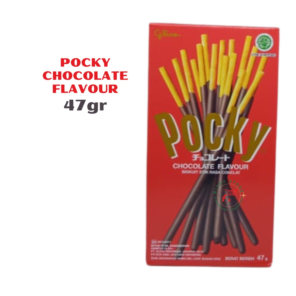 Jual Glico Pocky Snack Besar biskuit bersalut coklat rasa | Shopee Indonesia