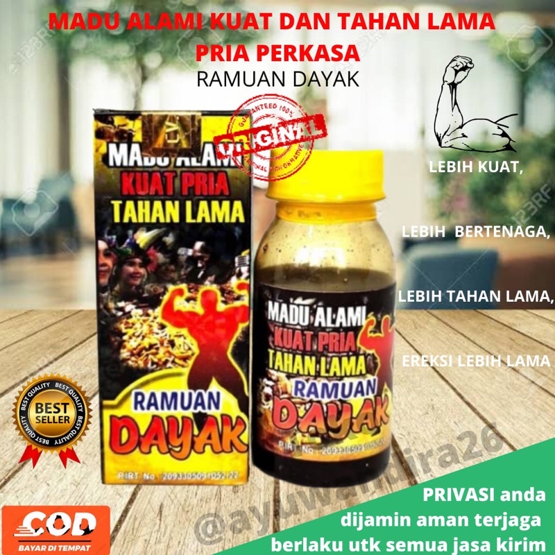 Jual Madu Tonik Kuat Dan Tahan Lama | Madu Hitam Alami Ramuan Dayak ...