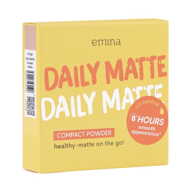 Jual Emina Daily Matte Compact Powder | Bedak Padat Emina | Shopee ...