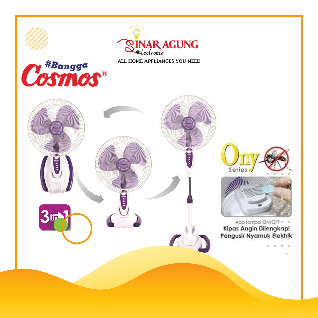 Jual COSMOS KIPAS ANGIN WADESTA 16SO33ONY / 16 SO33ONY / 16-SO33 ONY 3 ...