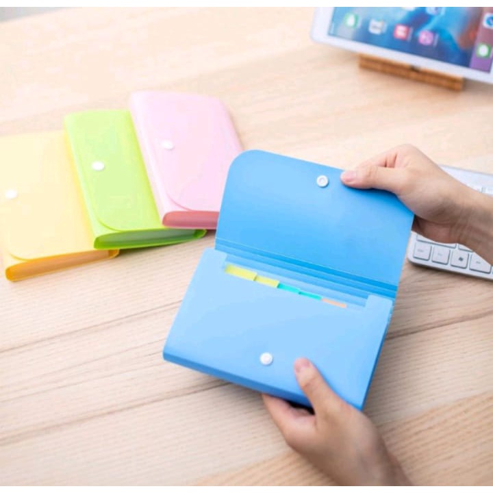 Jual MAP PLASTIK A6 GIRO/ MAP UANG GIRO EXPANDING FILE KECIL E5561 DELI ...