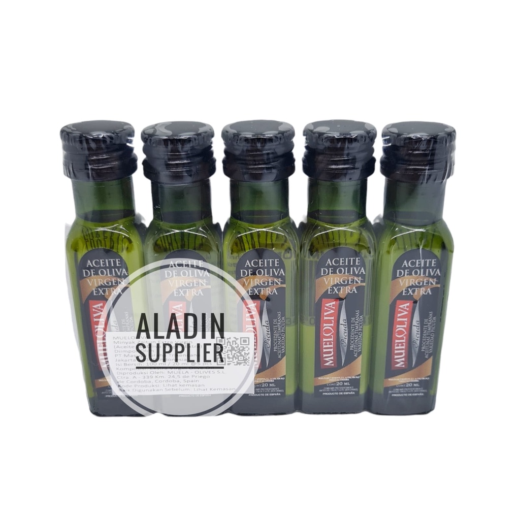 Jual Mueloliva Minyak Zaitun Extra Virgin Olive Oil 1 botol 20ml ...