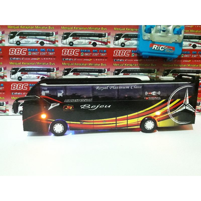 Jual Miniatur Bus RC Bejeu XHD ( Remot Control ) DETIL RAPIH FULL ...