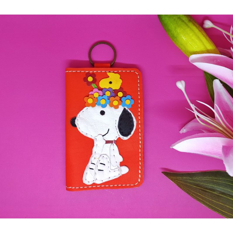 Jual Dompet STNK Kulit Sapi Custom / Gantungan Kunci Snoopy Custom ...