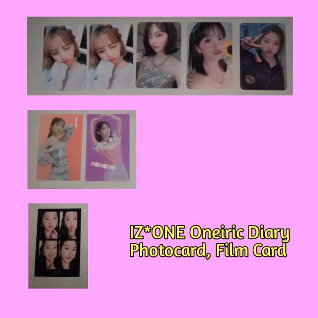 Jual (READY) IZONE IZ*ONE ONEIRIC DIARY Official Photocard Film Card | Shopee Indonesia