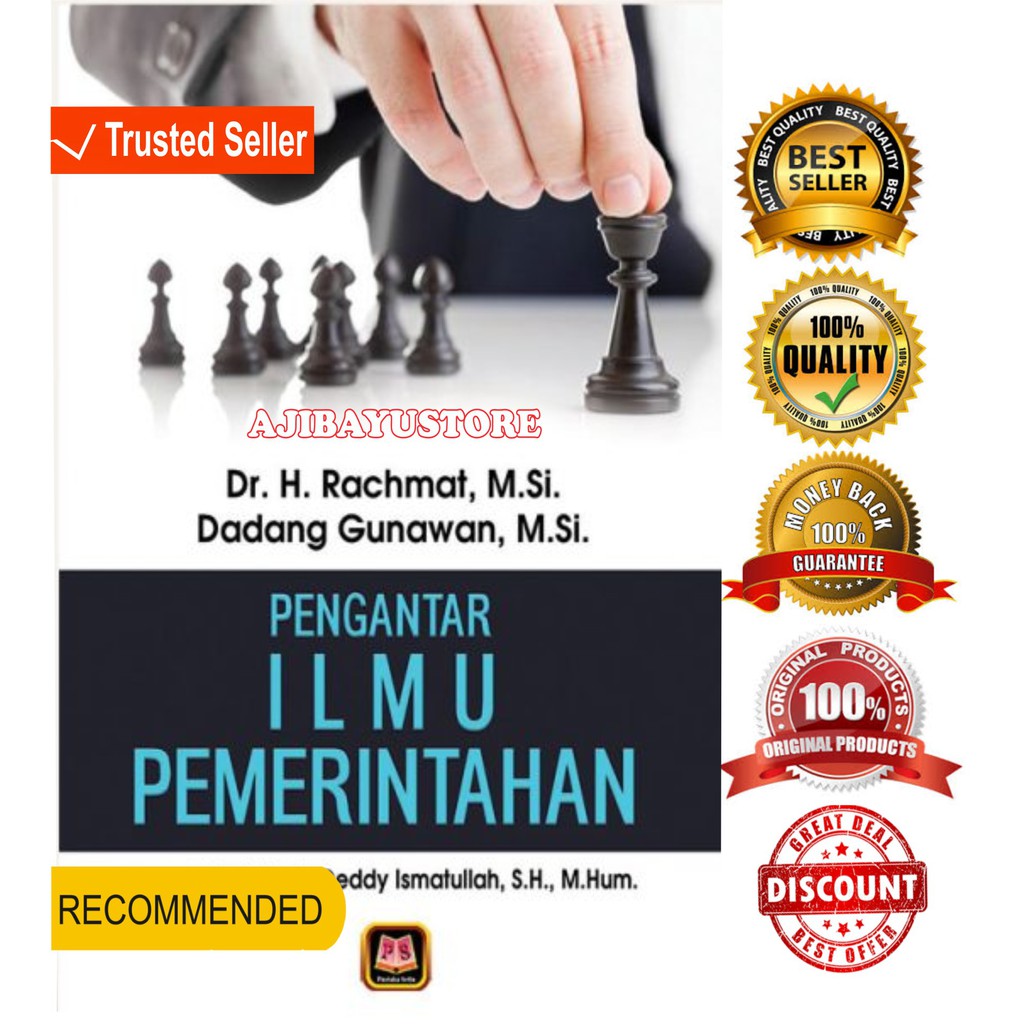 Jual BUKU PENGANTAR ILMU PEMERINTAHAN Rachmat Dadang Pustaka Setia ...