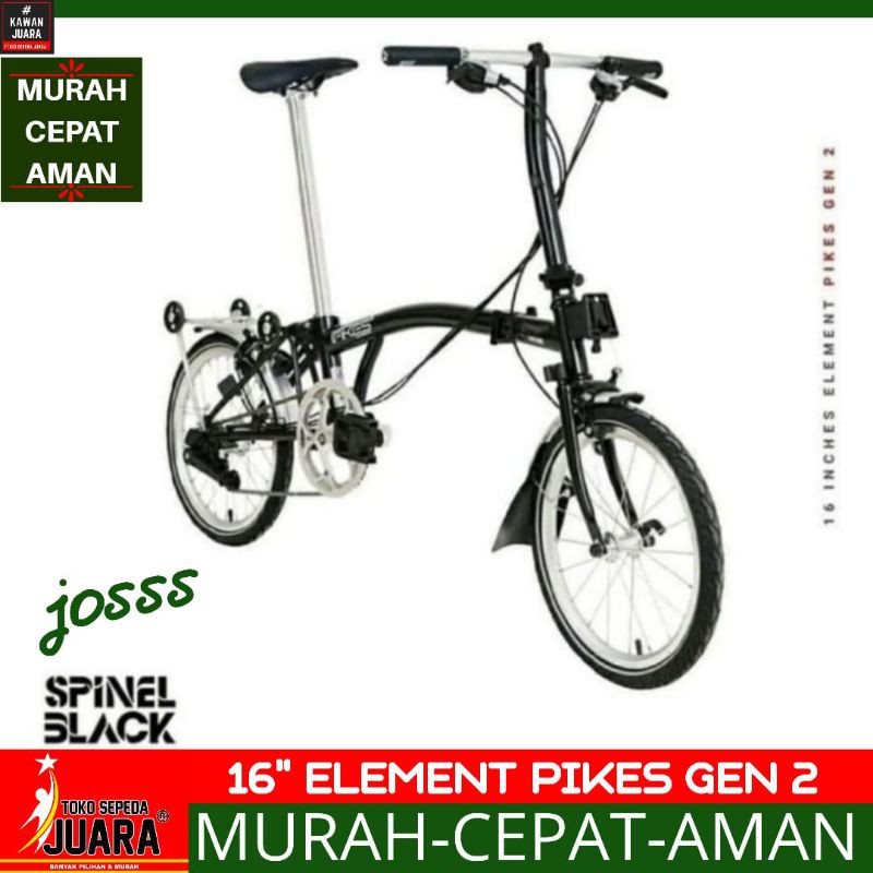Jual SEPEDA LIPAT ELEMENT PIKES GEN 2 16 INCH | Shopee Indonesia