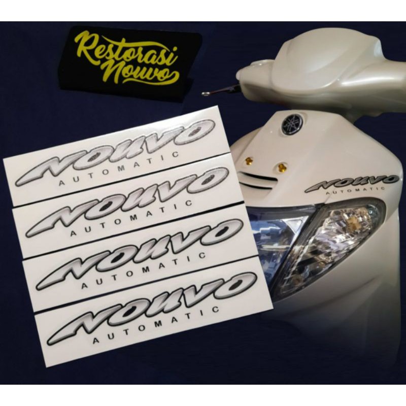 Jual Sticker tameng depan nouvo lele stiker nouvo lele sticker nouvo ...