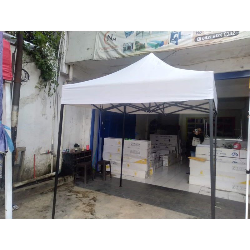 Jual Tenda Lipat 2x2 warna khusus Putih | Shopee Indonesia