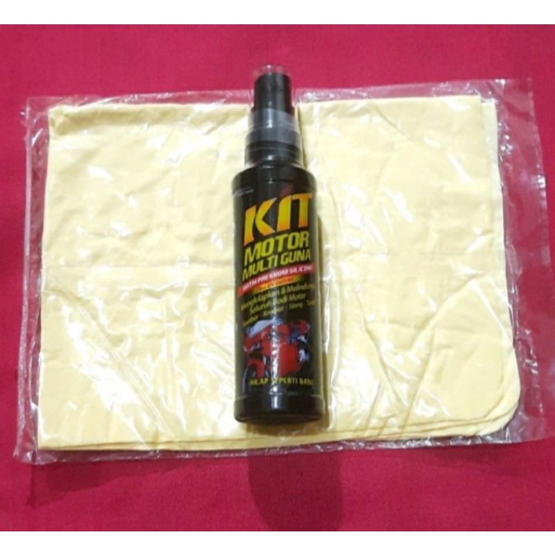 Jual PAKET PEMBERSIH SERBAGUNA 1 KAIN LAP KANEBO 1 KIT PENGKILAP ...