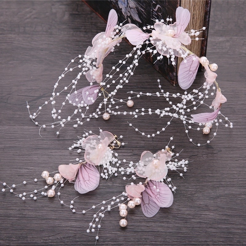 Jual Headpiece mahkota 【22】bunga bunga cantik | Shopee Indonesia