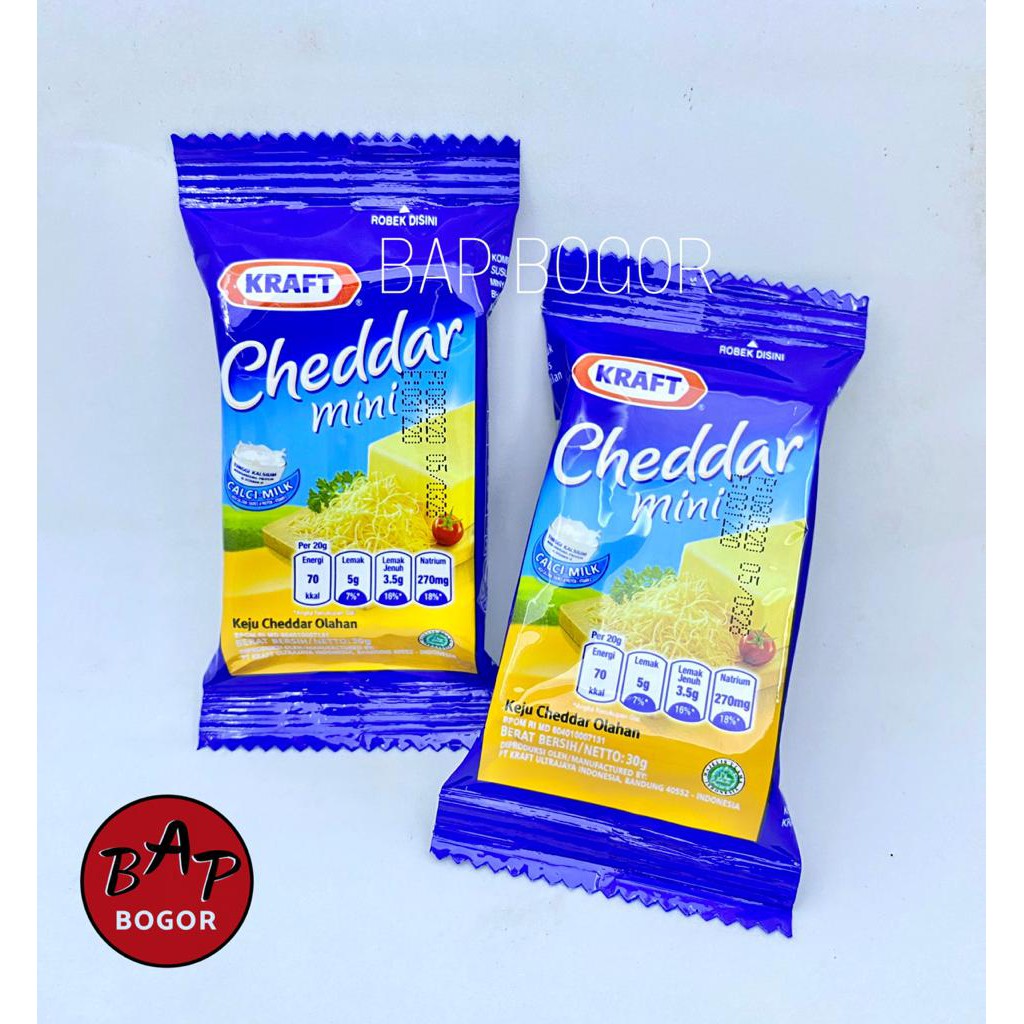 Jual KRAFT Cheddar Mini 30gr | Shopee Indonesia