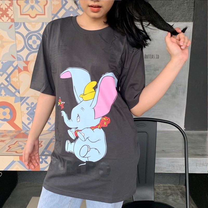 Jual T-Shirt FULL TAG Brand Zar* Pull&bea* x Disney / Kaos unisex ...