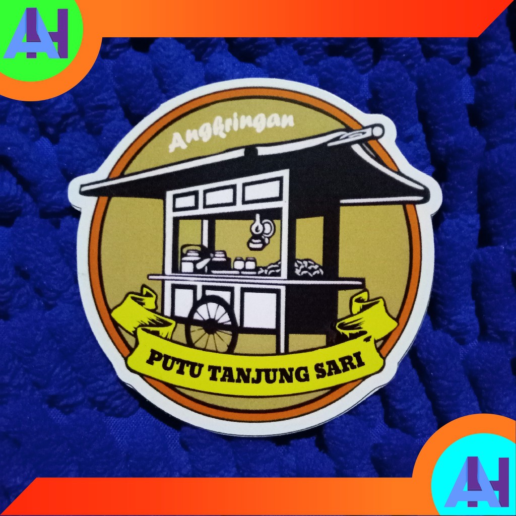 Jual (isi 10) PROMO! Stiker Costum Nama Angkringan Sticker Label Toko ...