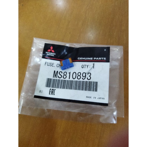 Jual sekring tancap fuse 15A kecil original mitsubishi ms810893 ...