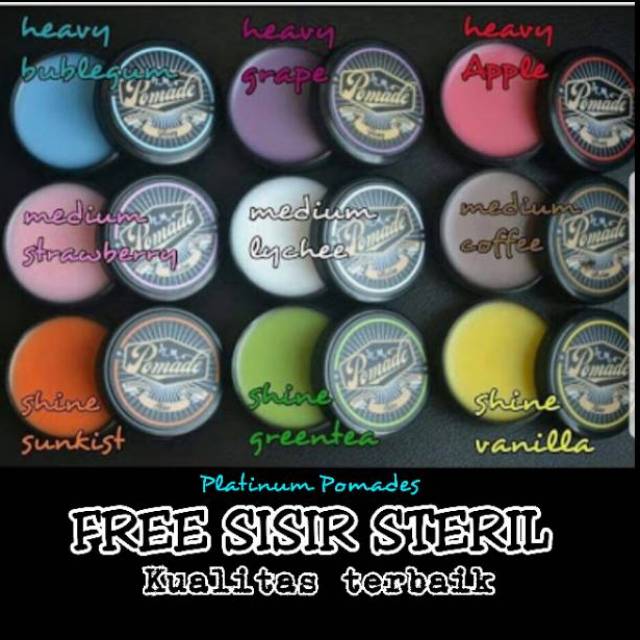 Jual TM POMADE MINI 55G + BONUS SISIR STERIL (GOOD QUALITY) | Shopee Indonesia