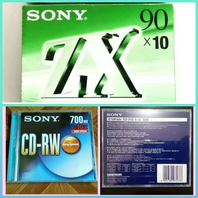 Jual Casette tape sony ZX90 / pita kosong dan CD Sony, harga satuan | Shopee Indonesia