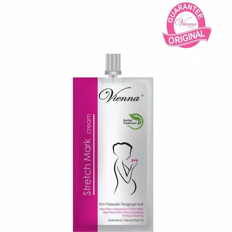 Jual Vienna Stretch Mark Cream Sachet / Breast Cream Sachet 30ml ...