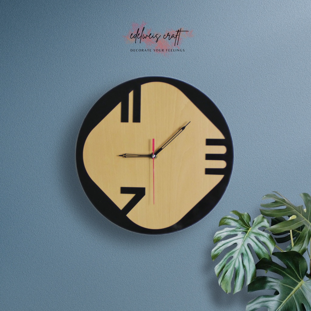 Jual JAM DINDING MINIMALIS / JAM DINDING AESTHETIC / JAM DINDING ...