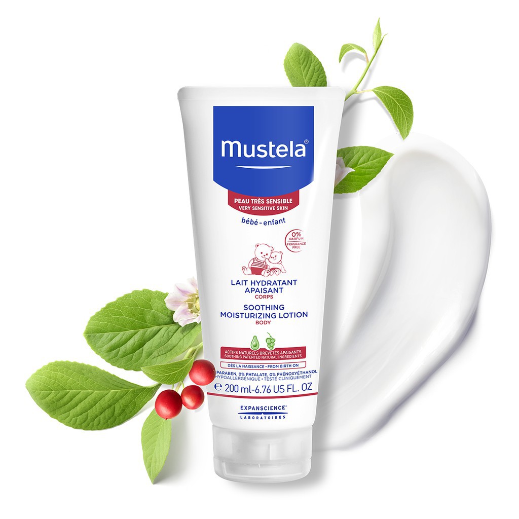Jual MUSTELA BODY LOTION SOOTHING MOISTURIZING RED LOTION 200 ML UNTUK ...