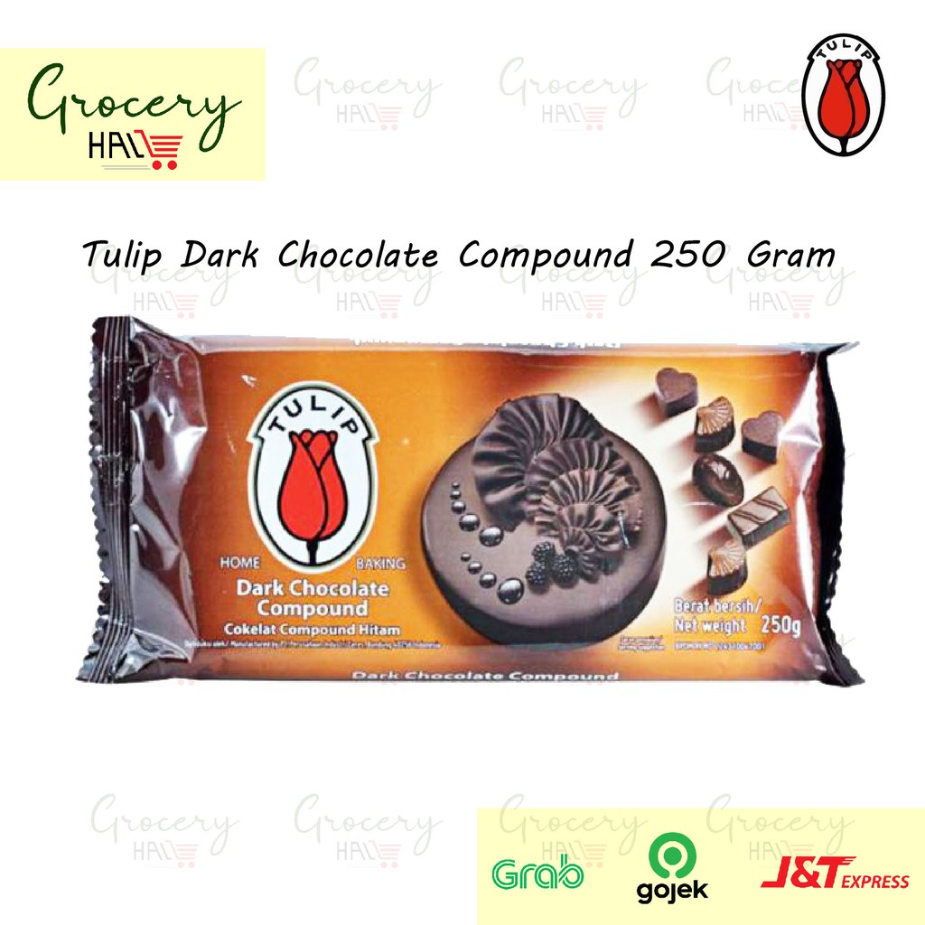 Jual TULIP CHOCOLATE COMPOUND 225 GRAM ( DARK CHOCO / MILK CHOCO ...