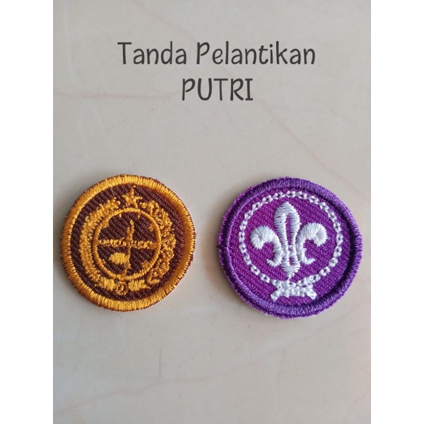 Jual Logo WOSM / pandu pramuka / Tanda pelantikan PUTRI | Shopee Indonesia