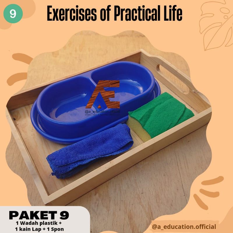 Jual Practical Life Montessori Exercises of Practical Life EPL ...