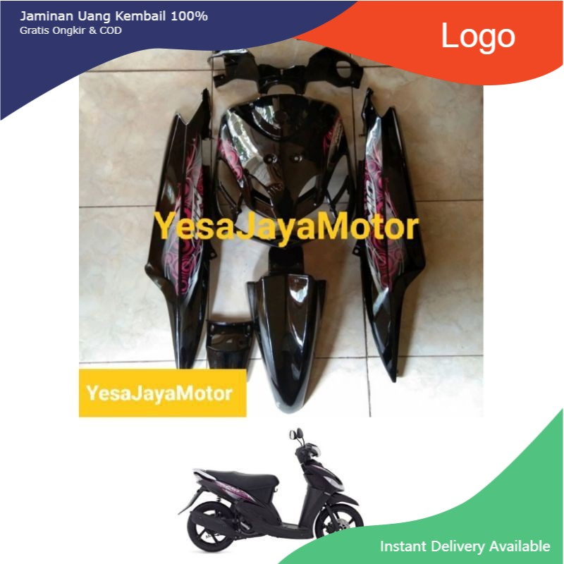 Jual Body Halus Yamaha Mio Smile 2009-2012 Hitam (YM) | Shopee Indonesia