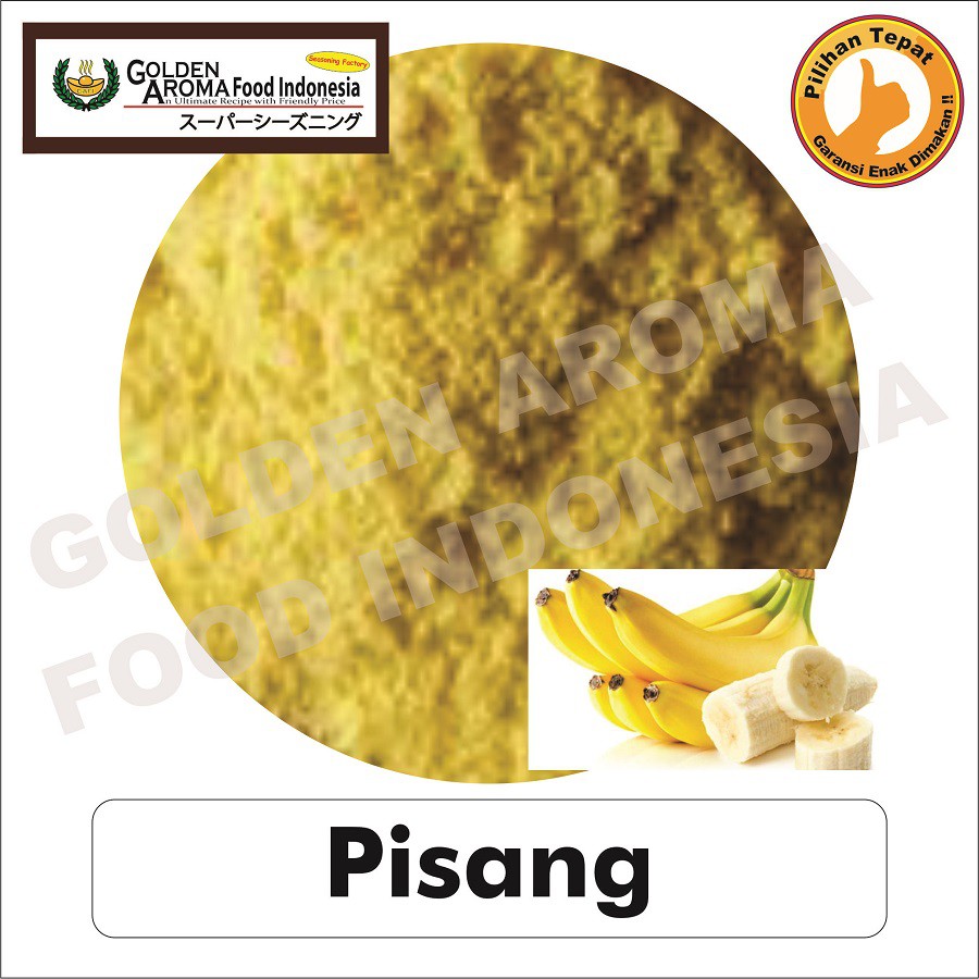 Jual Bubuk Minuman Pisang 250 gr Bumbu Tabur perasa kue snack keripik ...