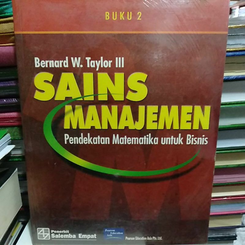 Jual SAINS MANAJEMEN PENDEKATAN MATEMATIKA UNTUK BISNIS BUKU 2 | Shopee ... Jual SAINS MANAJEMEN PENDEKATAN MATEMATIKA UNTUK BISNIS BUKU 2 | Shopee ...