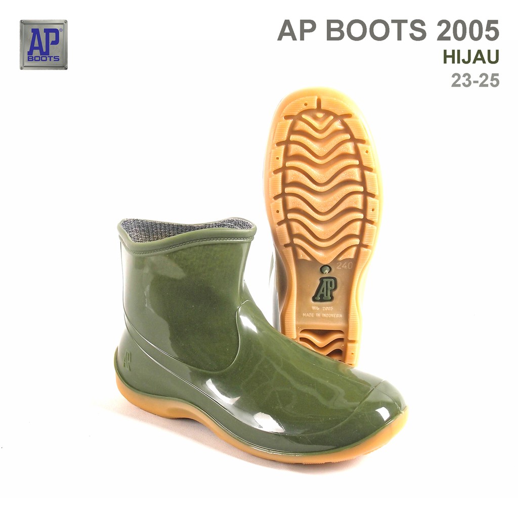 Jual AP Boots 2005 Hijau - Sepatu Boot PVC | Shopee Indonesia