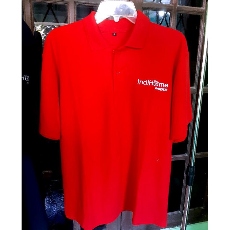 Jual Kaos Kerah / Polo Indihome Telkom Indonesia Logo Bordir ...