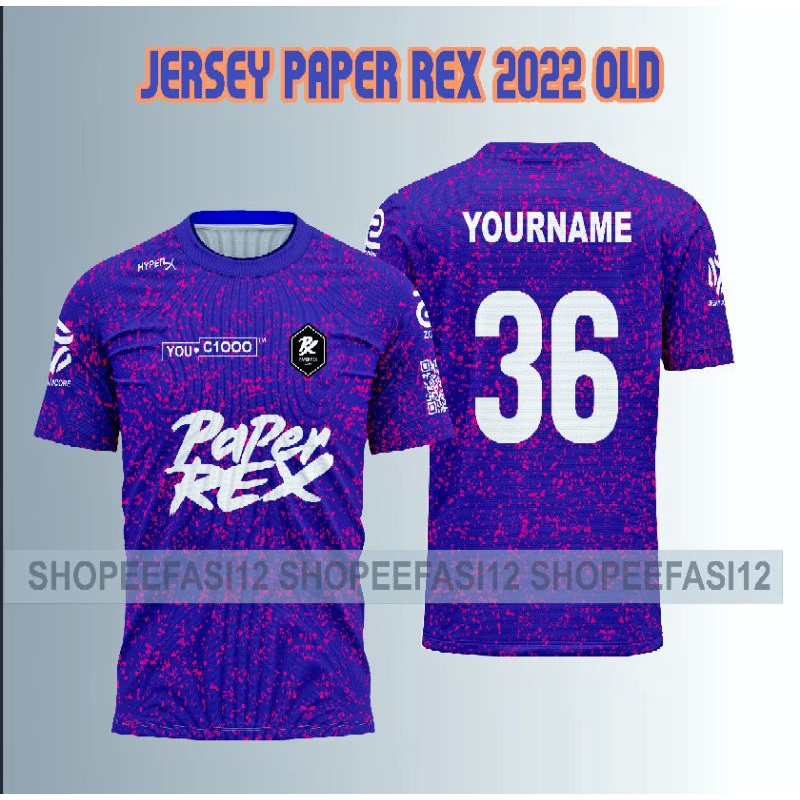 Jual JERSEY Paper Rex 2022 (Gratis Nickname & angka) | Shopee Indonesia