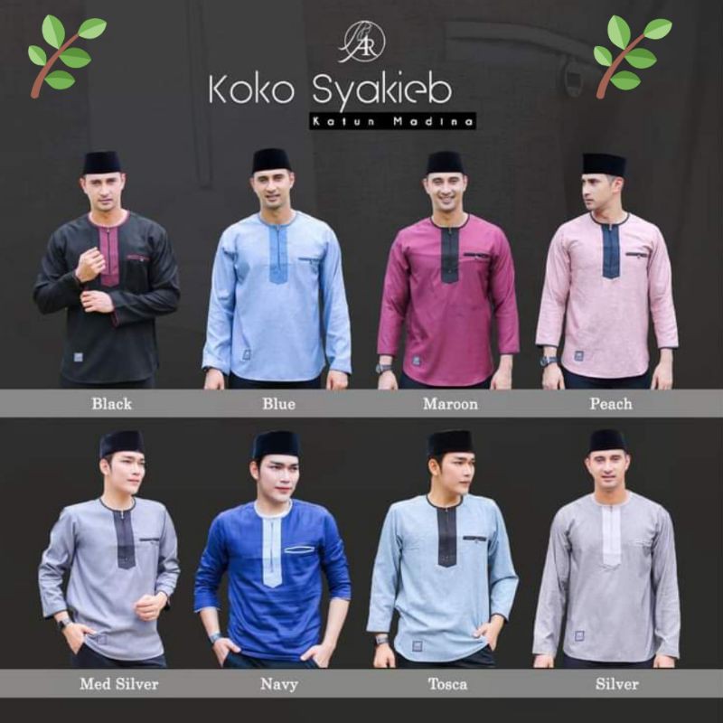 Jual Koko syakib by Arrafi ori ( UK.S, M, L, XL, XXL, XXXL ) | Shopee ...