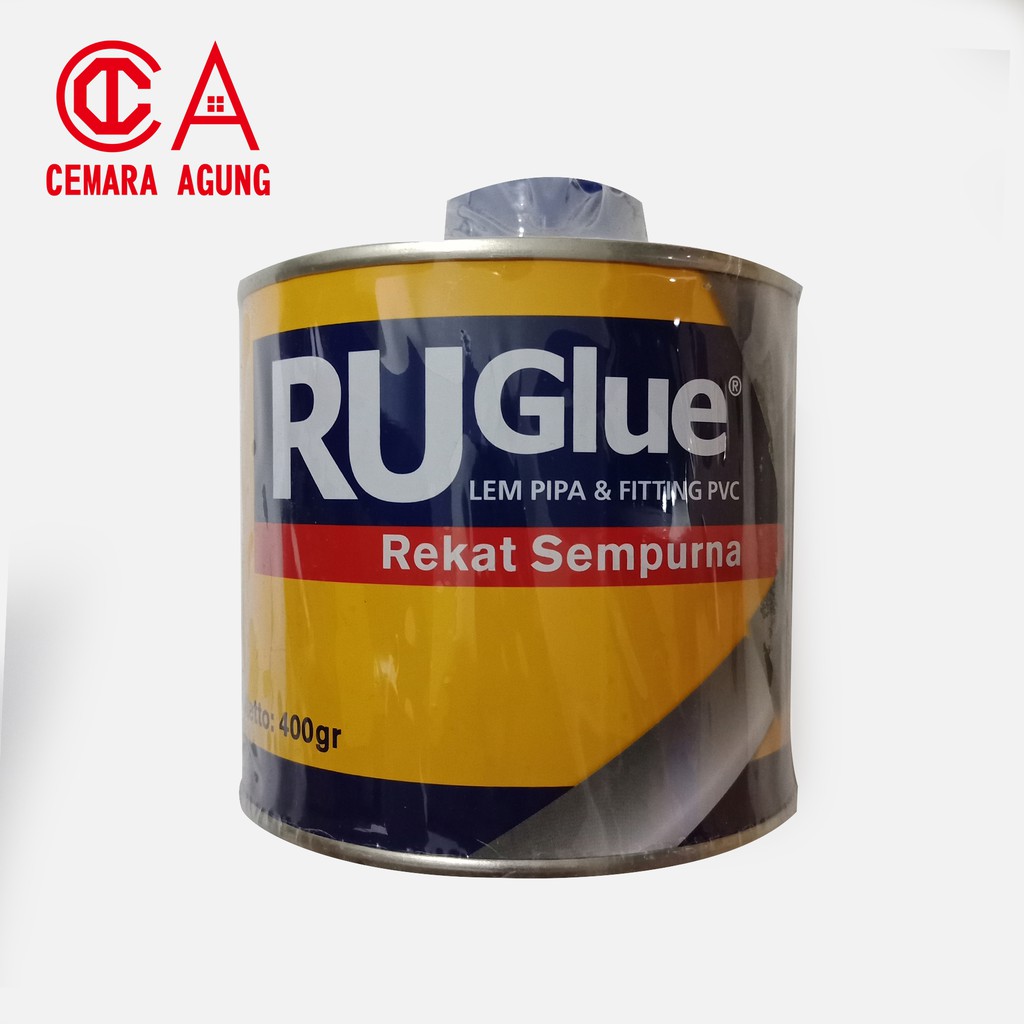 Jual Lem PVC RU Glue 400 Gr / Lem PVC / Lem Pipa | Shopee Indonesia