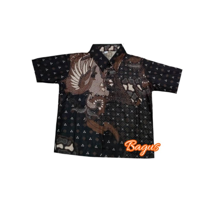 Jual 0BAJU BATIK COUPLE AYAH ANAK LENGAN PENDEK, BAJU BATIK PRIA CICAK ...