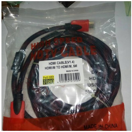 Jual KABEL HDMI 5 M RAJUT | Shopee Indonesia