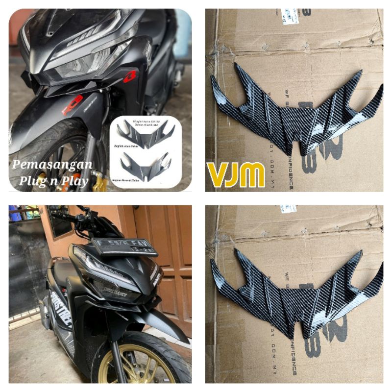Jual Winglet Vario 150 / 125 New 2018 2019 2020 2021 Variasi Carbon Motor Vario | Shopee Indonesia
